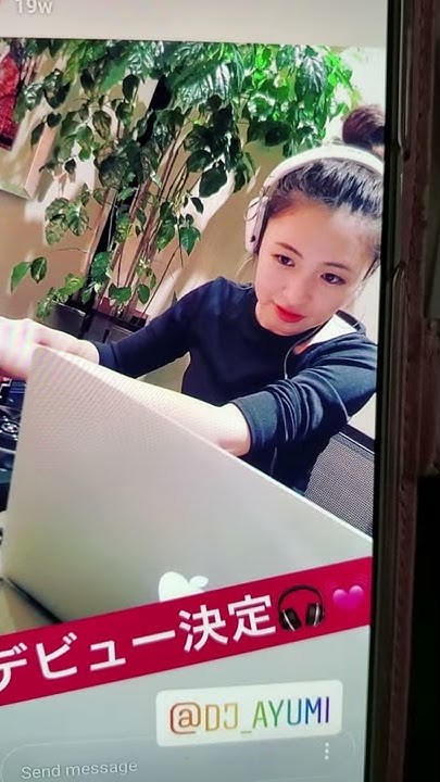 MercedesTenio's eldest daughter dj ayumi tenio amino in her own house .she's practicing dj ...