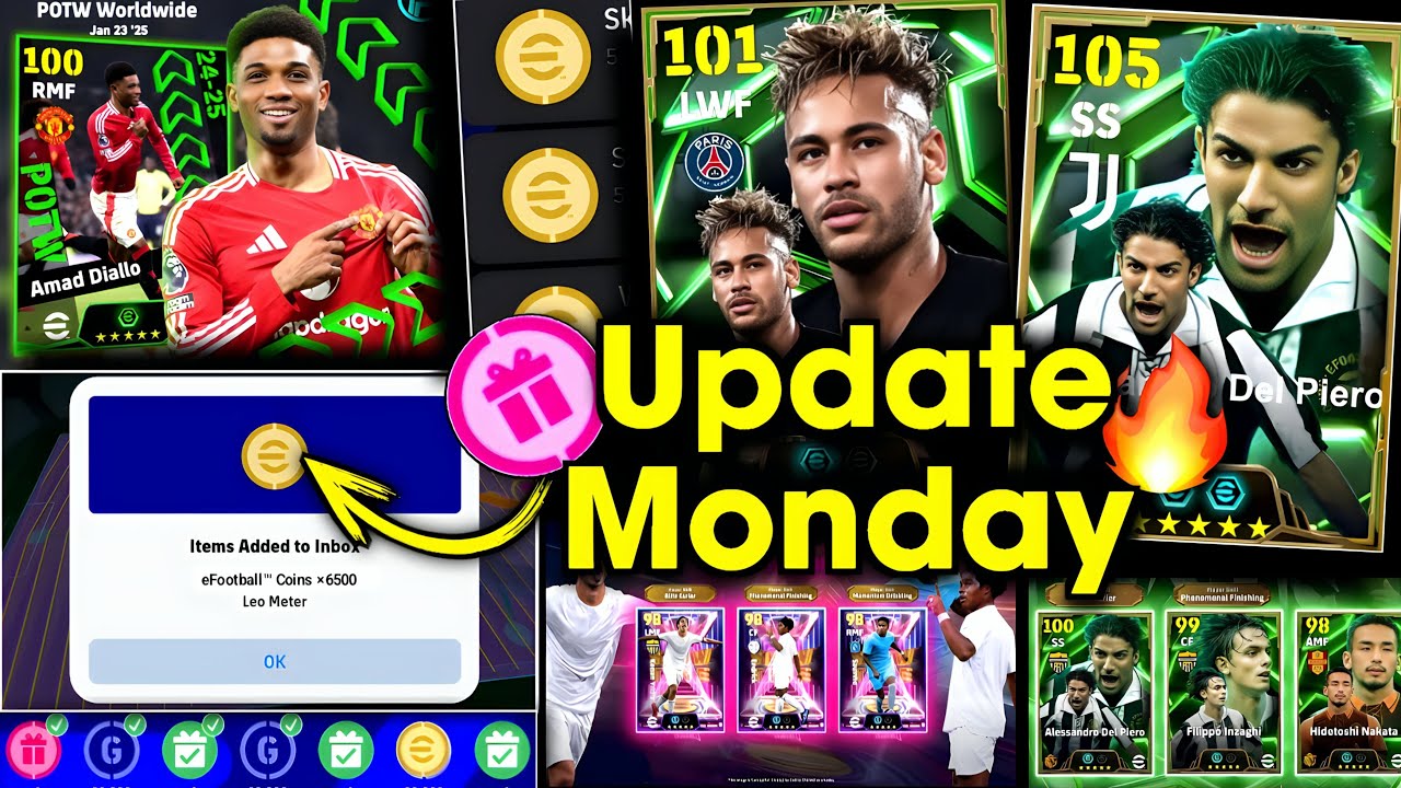 Free Coins & Free Epic Players 🤩🔥 What Is Coming On Monday & Thursday In eFootball 2025 Mobile ...