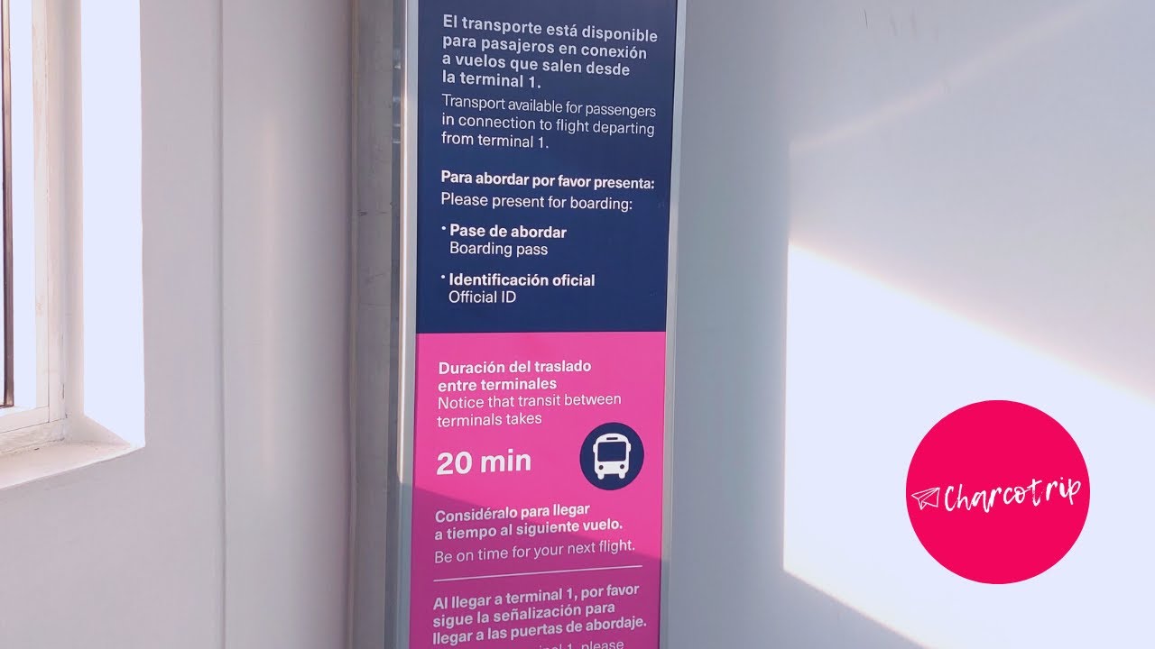 ¿Cómo ir de la Terminal 2 a la 1 en el Aeropuerto de la CDMX si vuelas ...