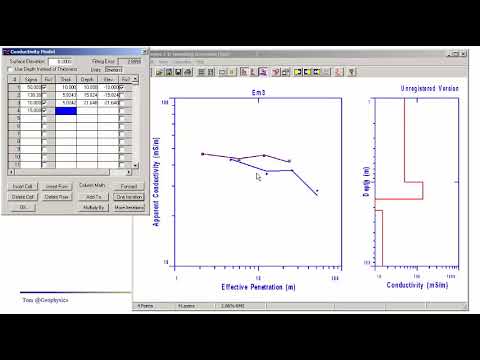 Geophysics: Terrain conductivity - IX1D demo - YouTube