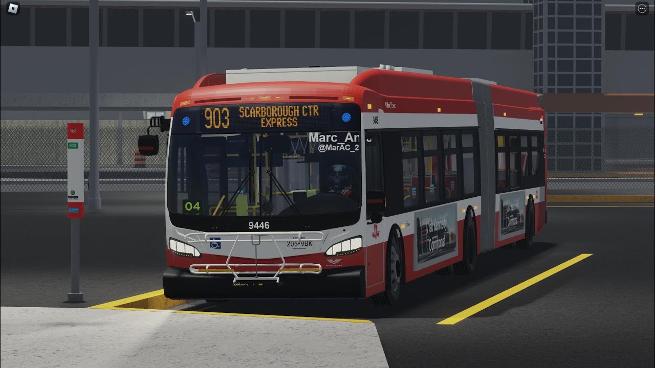 Roblox [HD] - NGT | TTC McNicoll Division - New Flyer XDE60 on route ...