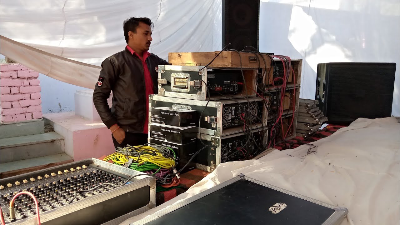 Bhagwat Katha Live Sound Setup / Full Live Dj Setup / Dj Vlogs / Dj ...