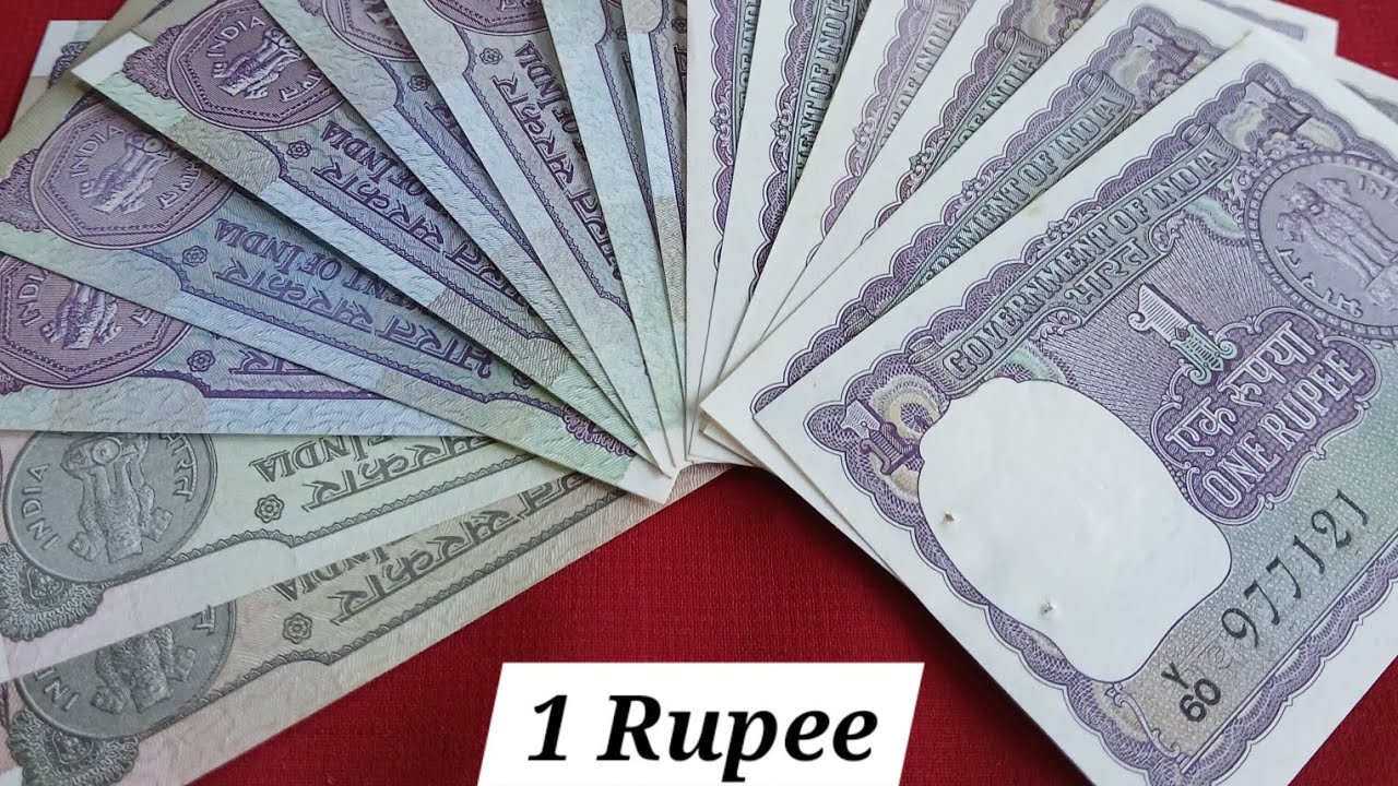 A Set of Fifteen One Rupee Notes - YouTube