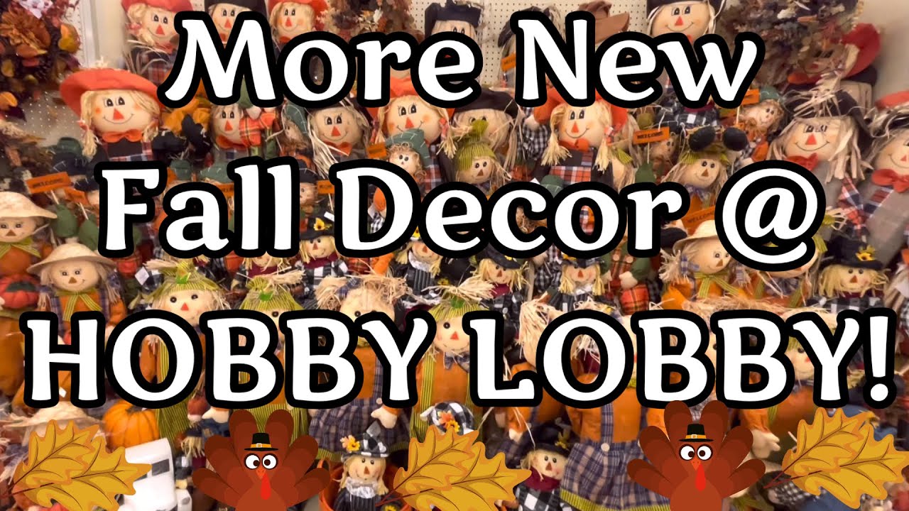 I FOUND MORE NEW FALL DECOR @ HOBBY LOBBY! Such beautiful Decor!+The ...