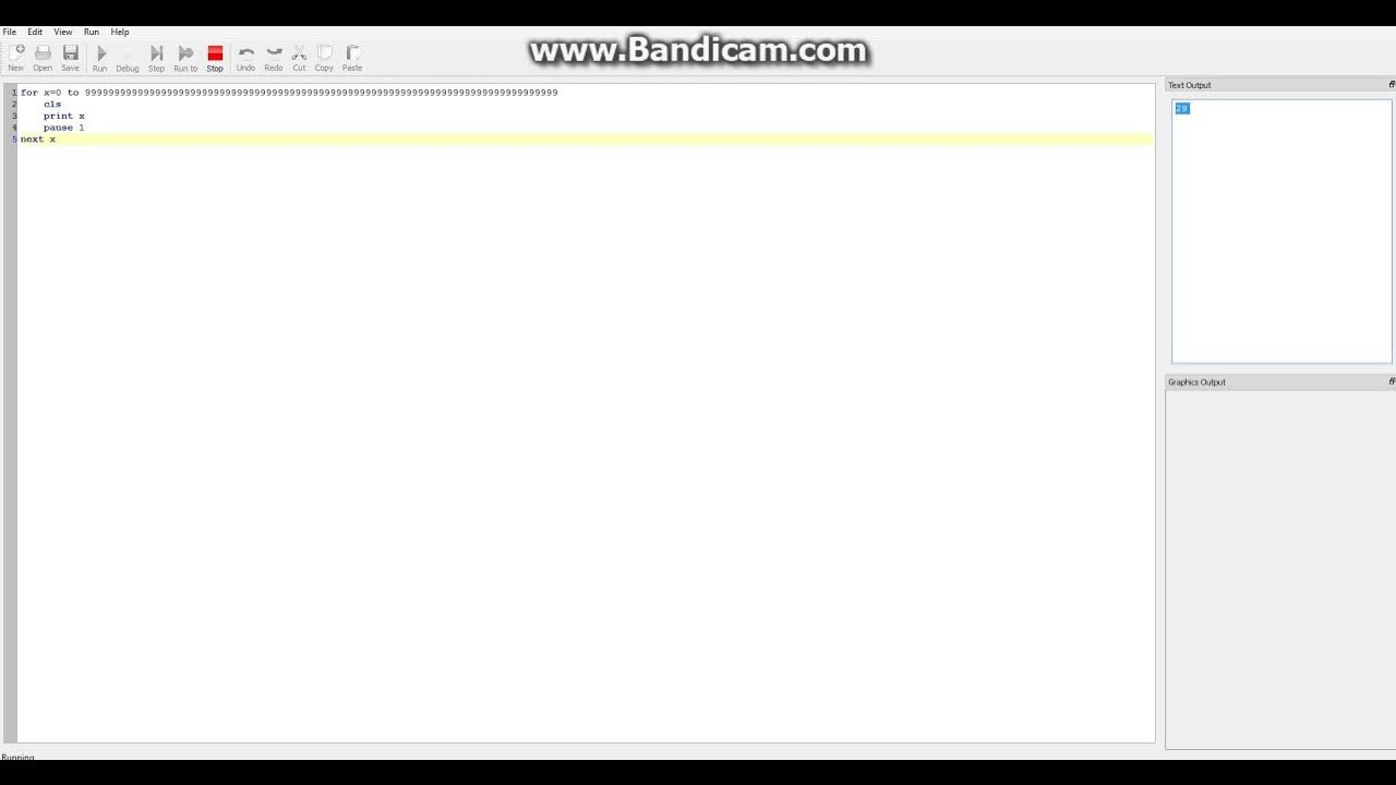timer on basic 256 (my program) - YouTube