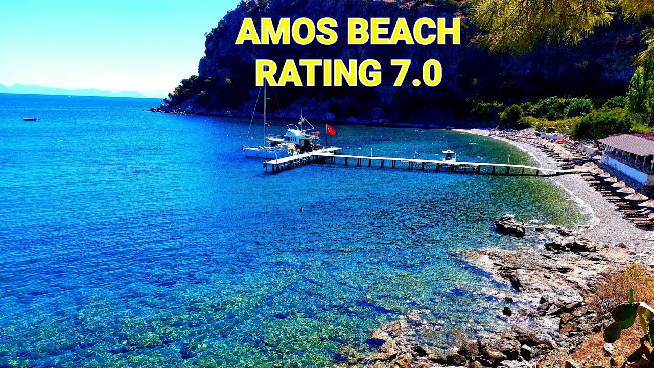 Amos beach (Amos plajı). Rating 7 out of 10 points. - YouTube