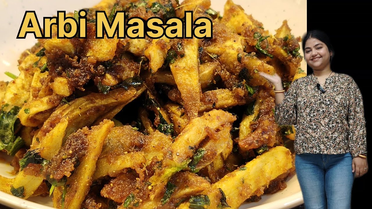 Arbi ki Sabzi | Masaledar Arbi ki Sabzi | Arbi Masala Recipe | Arbi ki ...