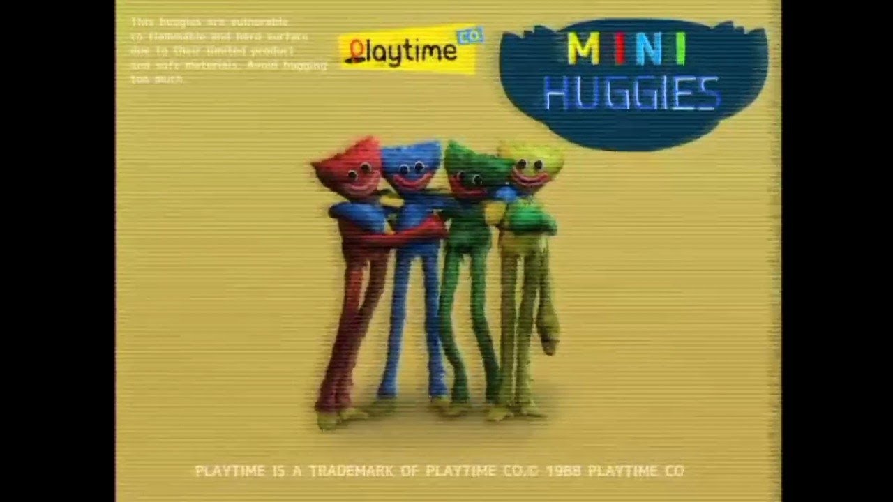 Poppy Playtime Chapter 2 Mini Huggies Vhs Tape Fanmade By Me Credits To Mobentertainment