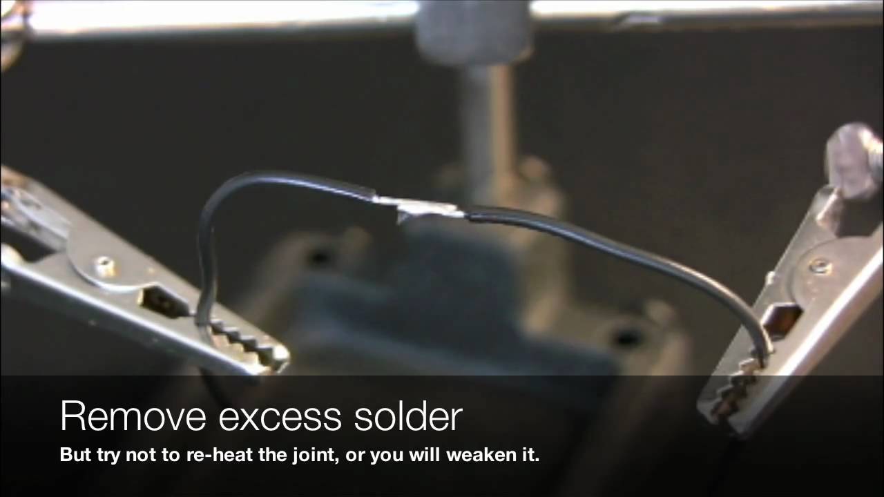Basic Soldering: Two wires in parallel - YouTube