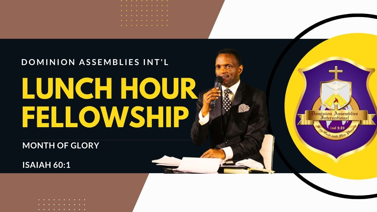 LUNCH HOUR FELLOWSHIP - YouTube