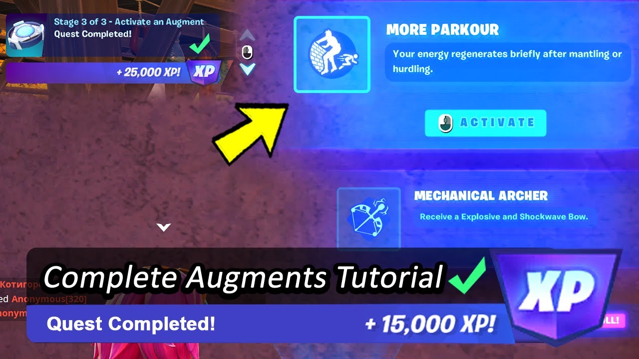Complete Augment Tutorial to Unlock Oathbound Quests - Fortnite Chapter 4 Quests - YouTube