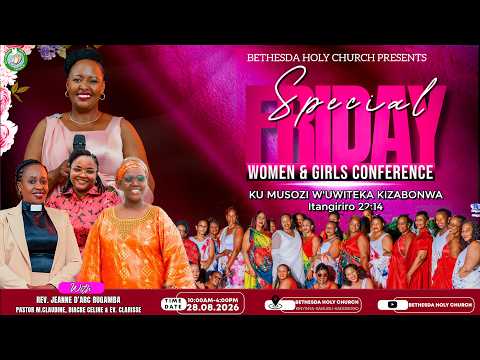 🔴LIVE : Special Friday for Women & Girls Conference on 28/08/2026