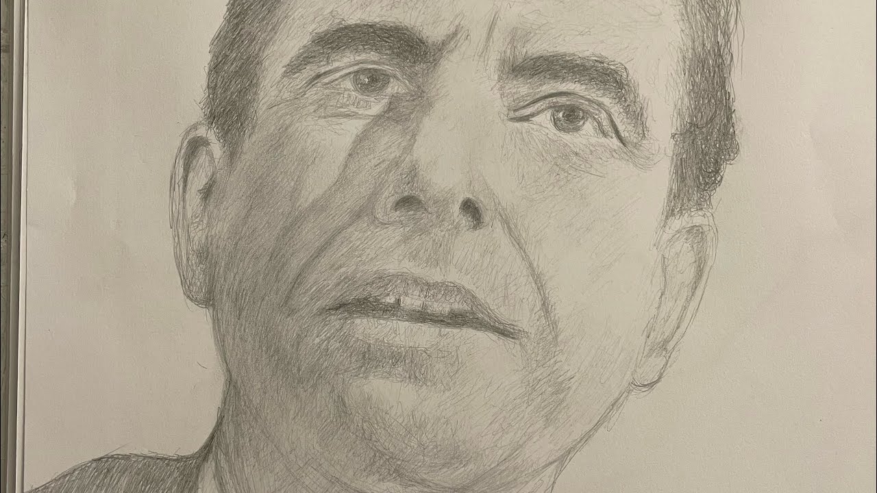🇬🇷ART BY EVANGELOS☀️Pencil sketch portrait drawing of former prime ...
