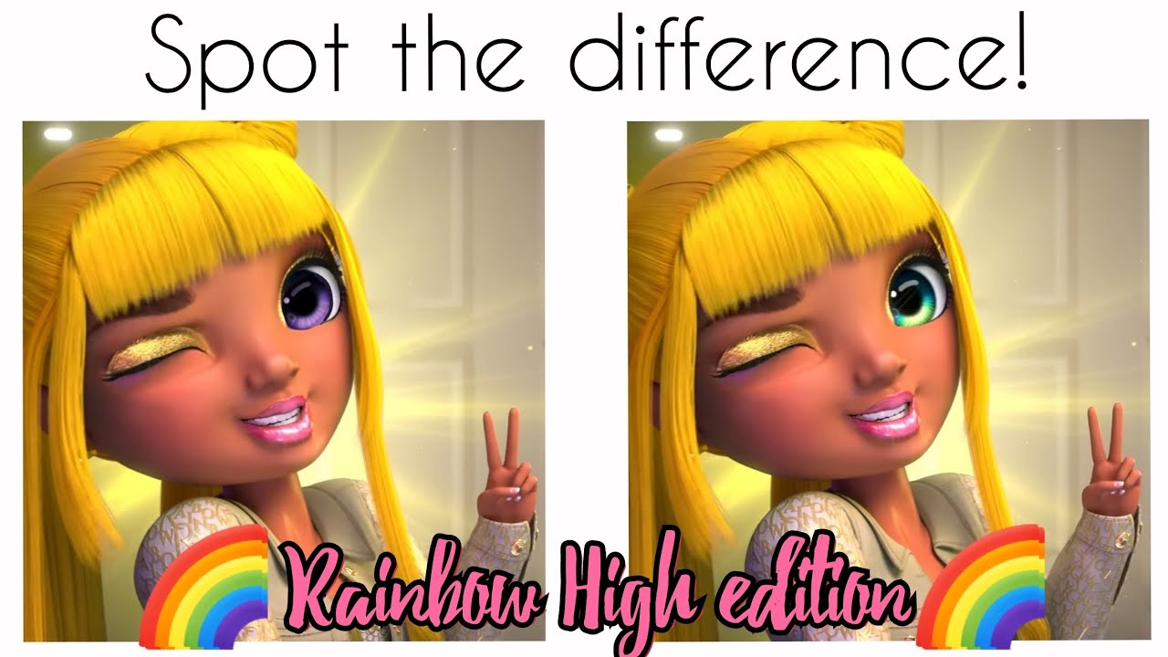 Rainbow High spot the difference🌈 - YouTube