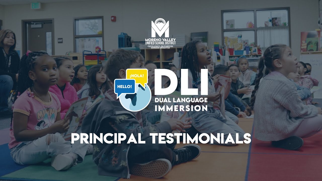 MVUSD Dual Language Immersion Principal Testimonials - YouTube