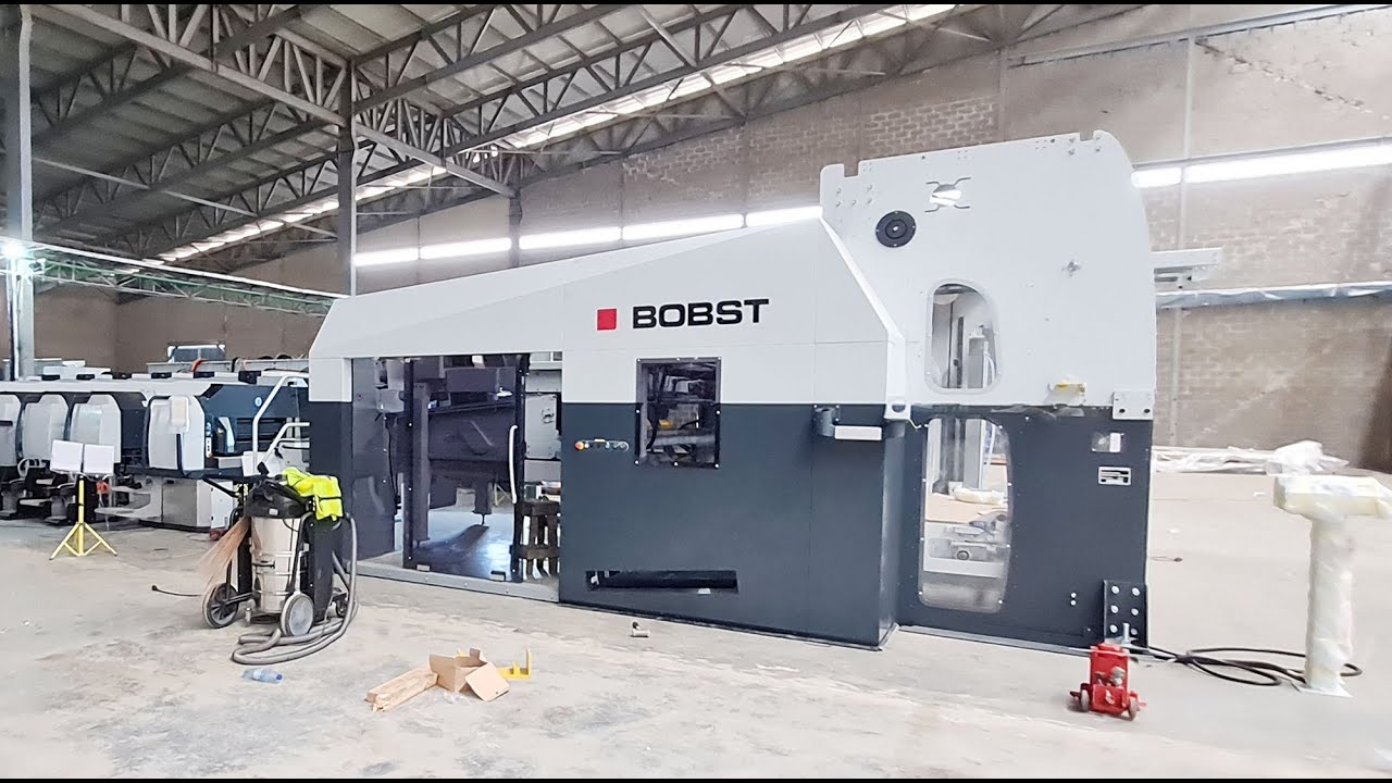 Brand New BOBST 820 Testing | 6-Color Printing, Die Slotting & Valco ...