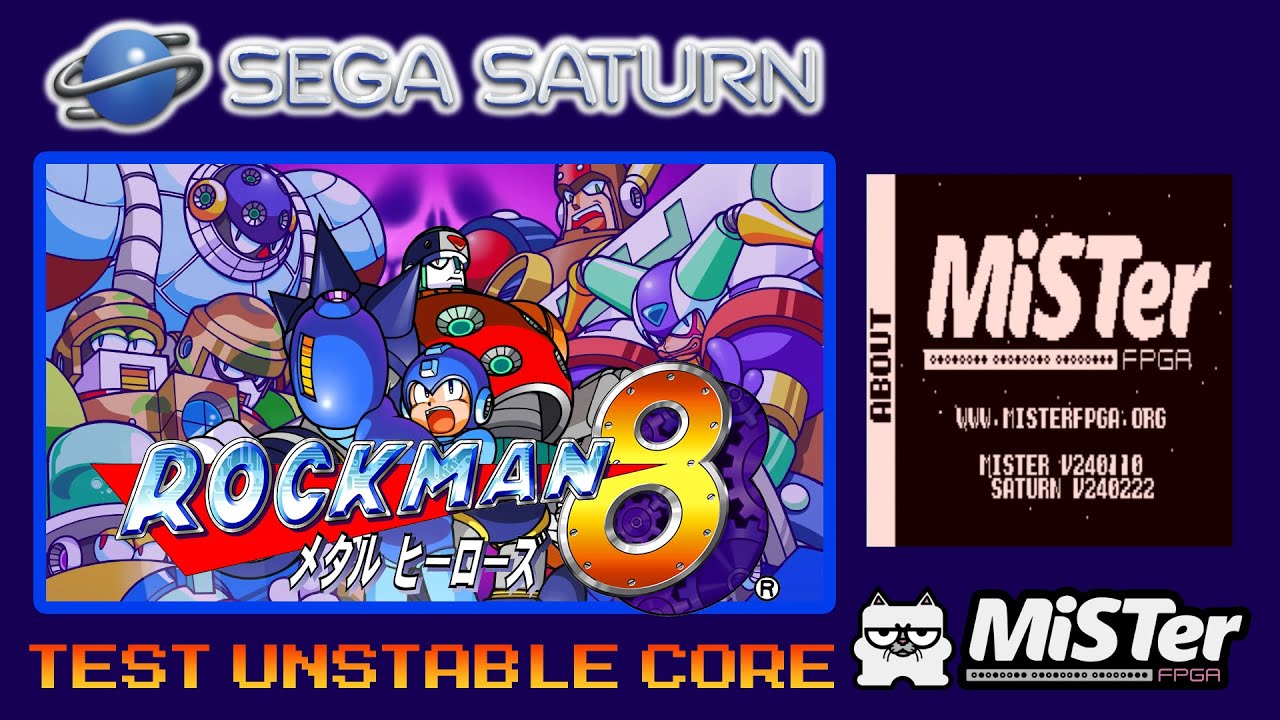 Rockman 8 (MM 8) l Wily Final Stages - Sega Saturn Unstable Core Test ...