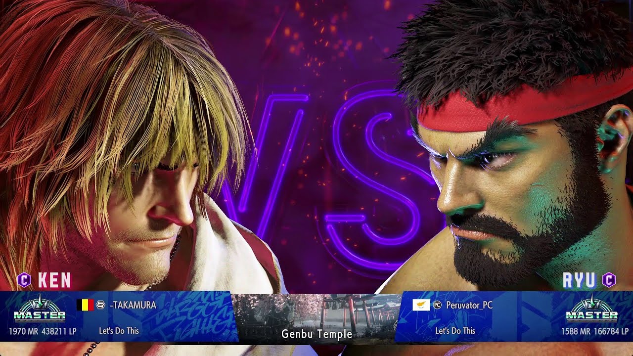SF6 KEN (TAKAMURA) vs RYU (Peruvator) High Level Gameplay - YouTube