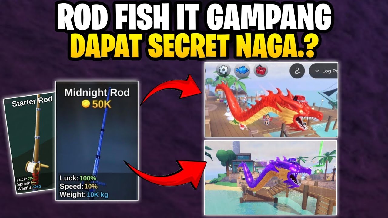 ROD GAMPANG DAPAT SECRET NAGA DI FISH IT.? ROBLOX - Tips Untuk Pemula ...