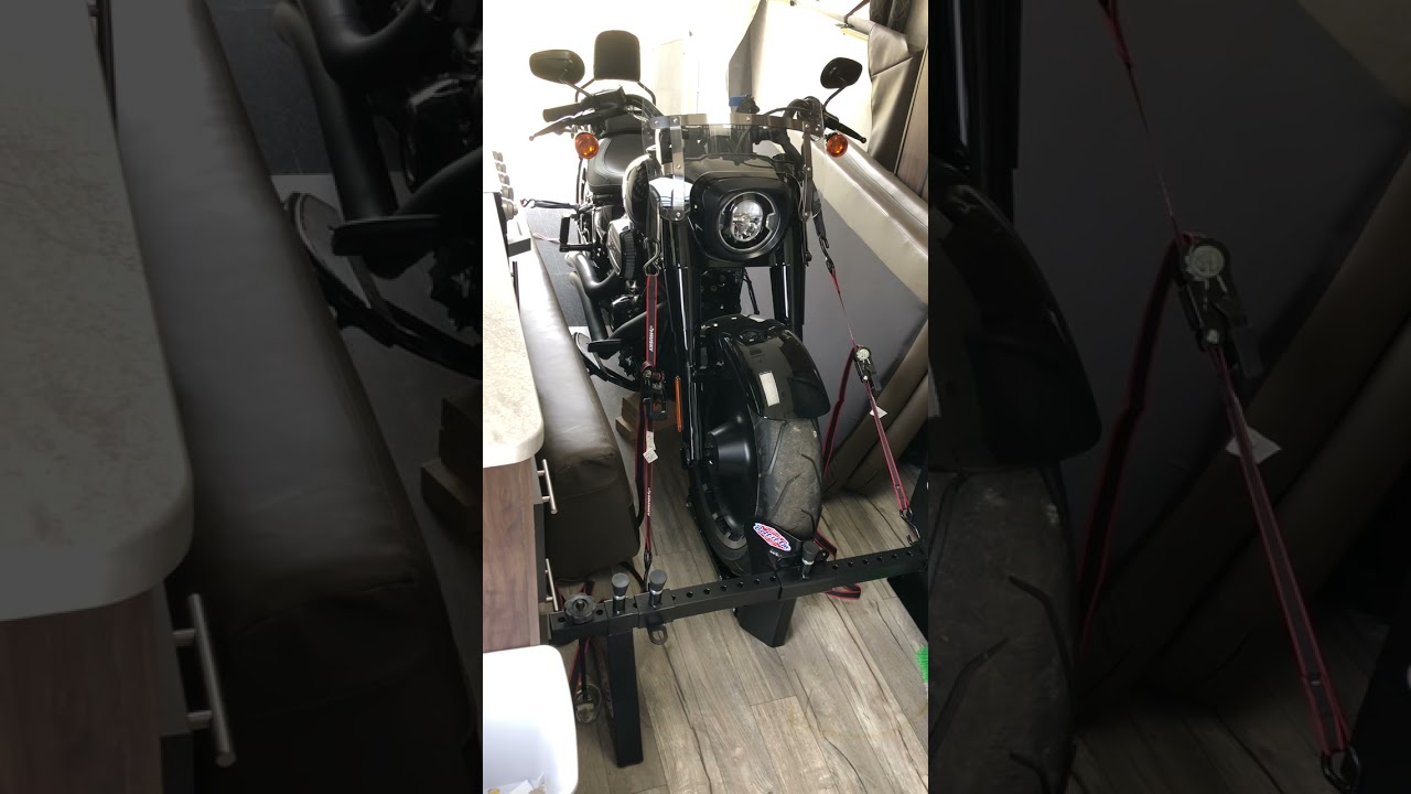 The Best Motorcycle Wheel Chock On The Market - No Drilling Required ...