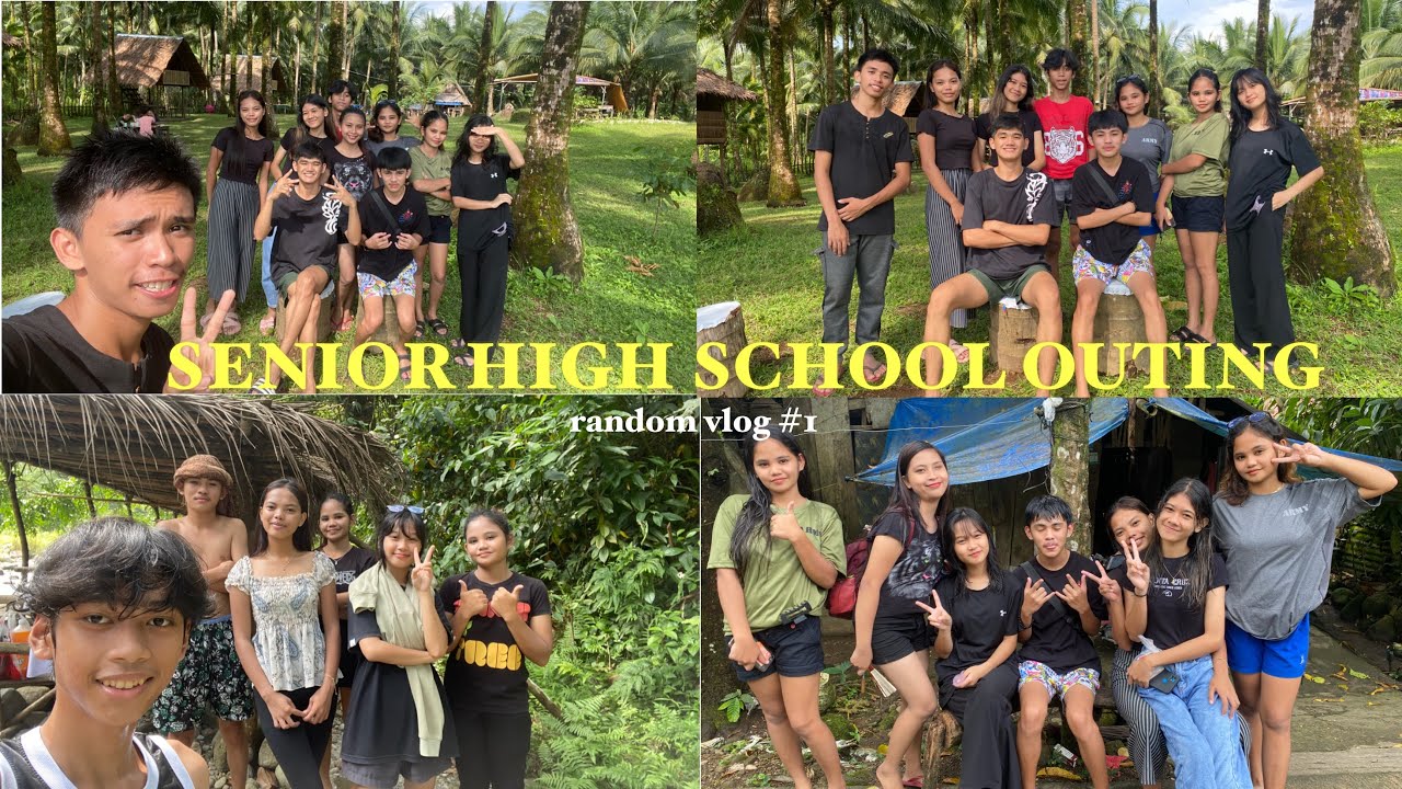Senior High School Outing || Random Vlog #1 - YouTube