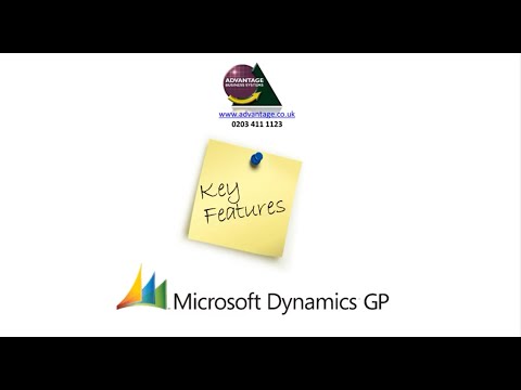 Microsoft Dynamics GP Key Features from Advantage Business Systems ...