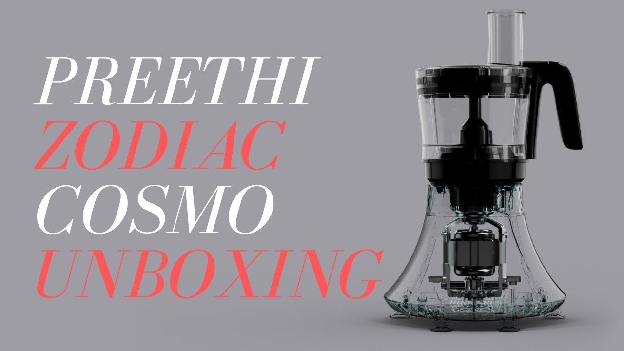 Preethi Zodiac Cosmo Mixer Grinder Unboxing Video | Master Chef Jar ...