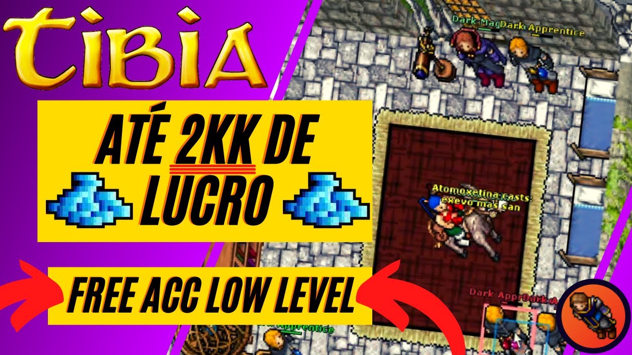 COMO FAZER DINHEIRO NO TIBIA LOW LEVEL ATÉ 2KK DE LUCRO #Shorts - YouTube