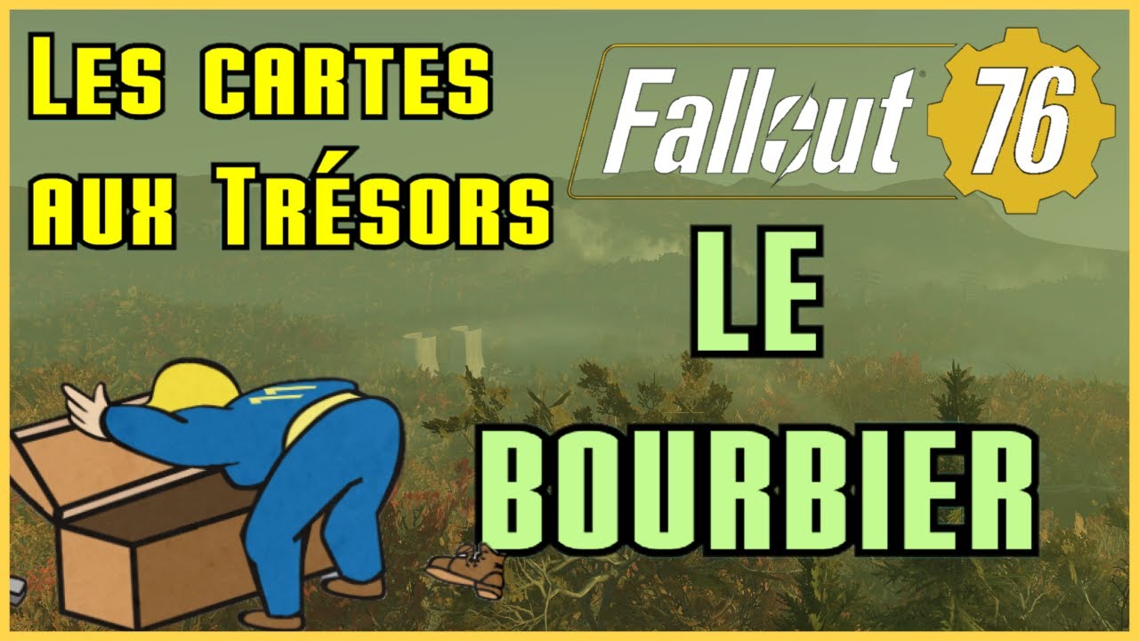 Les 5 cartes aux trèsors Le Bourbier - Fallout 76 - YouTube