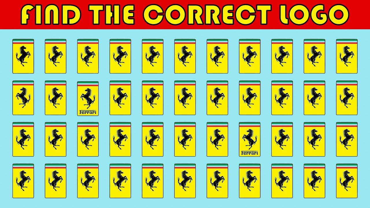 Find The Correct Car Logo | Fun Quiz Game | Find The Odd Car Logo ...