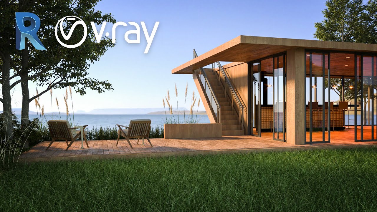 Revit Vray 5 Exterior Rendering : vray for Revit - YouTube
