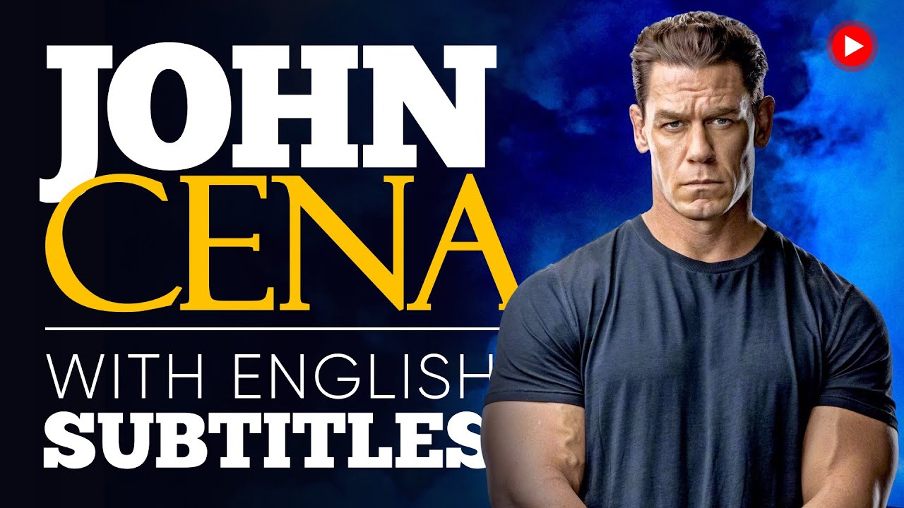 ENGLISH SPEECH | JOHN CENA: We Made It! (English Subtitles) - YouTube