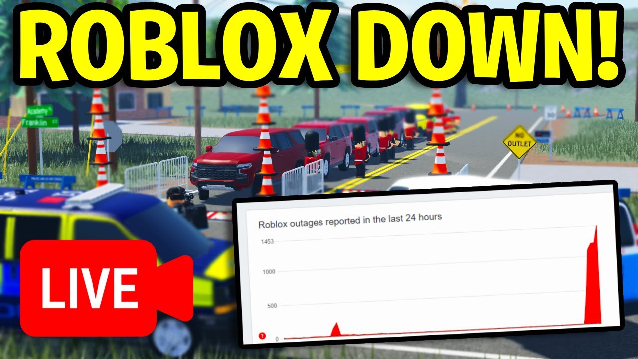 🔴 LIVE! ROBLOX IS DOWN!!! - YouTube