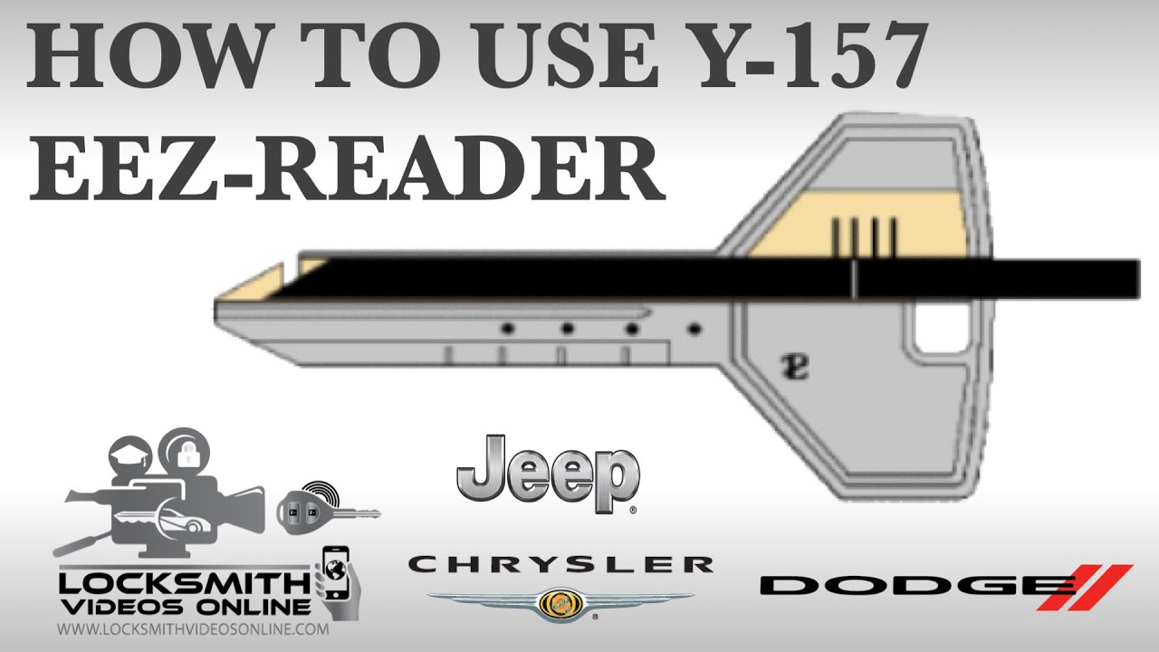 How To Use EEZ-READER Y-157 [Y157] [Chrysler / Jeep / Dodge] 8 Wafer ...
