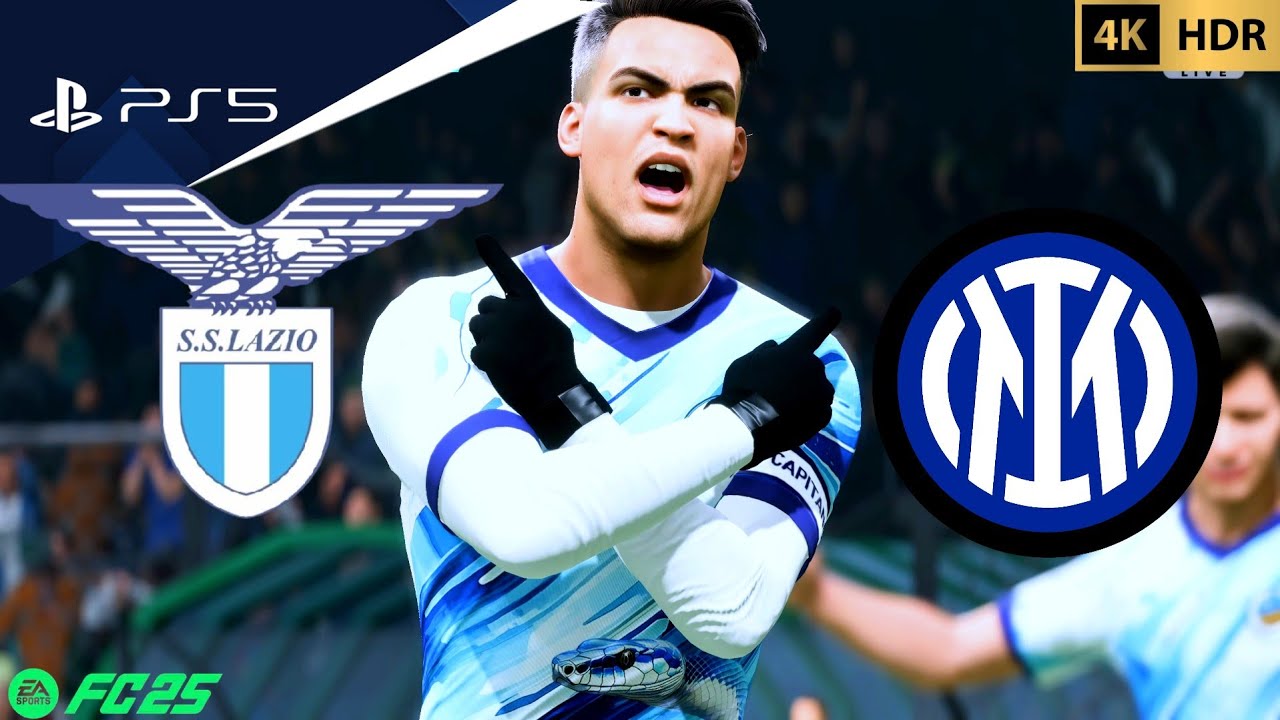 FC 25 - Lazio vs Inter Milan (Lombardia FC) - Serie A 24/25 | PS5 ...