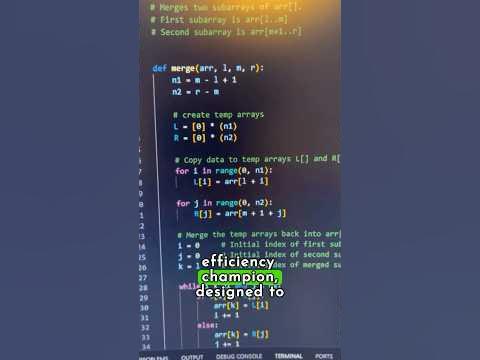 Which sorting algorithm are you using? #computerprogramming #computerscience #code #cs # ...