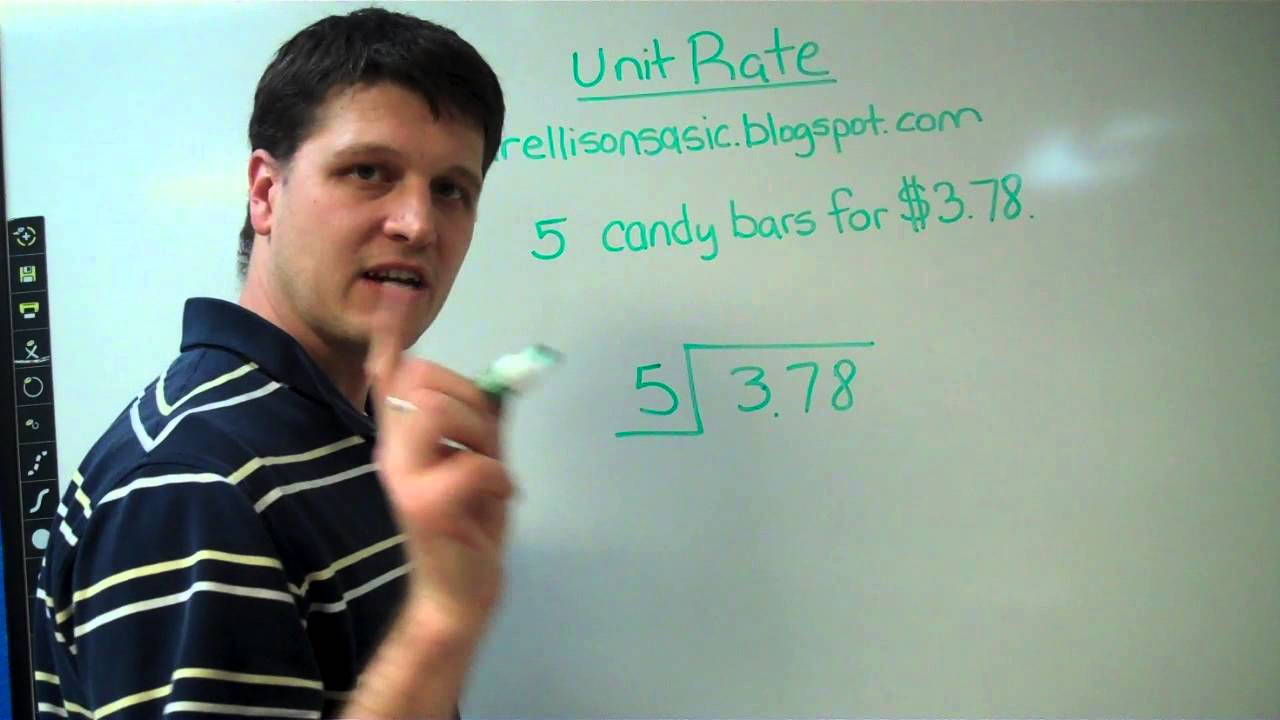 Unit Rate - YouTube