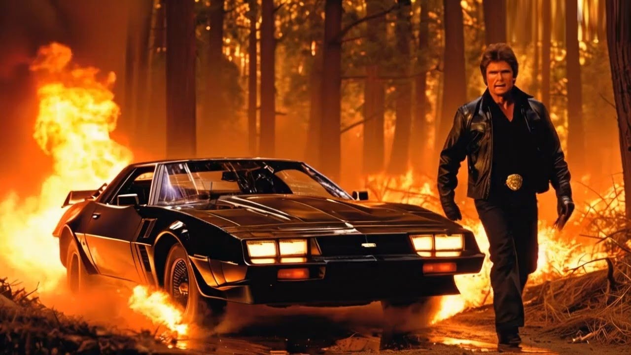 Knight Rider: Michael Knight and K.I.T.T.'s Escape from the Forest Fire ...