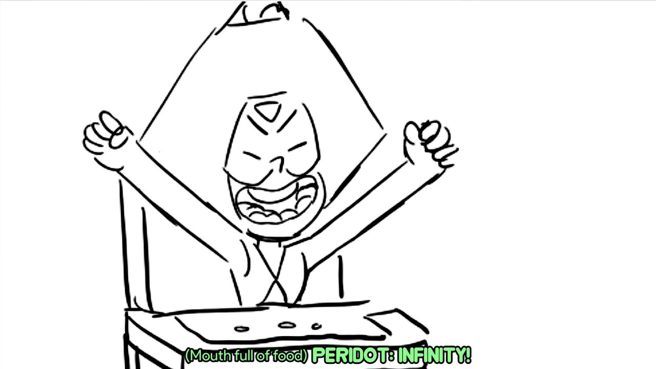 Peridot learns how to eat food (deleted scene from Log Date 7 15 2 ...