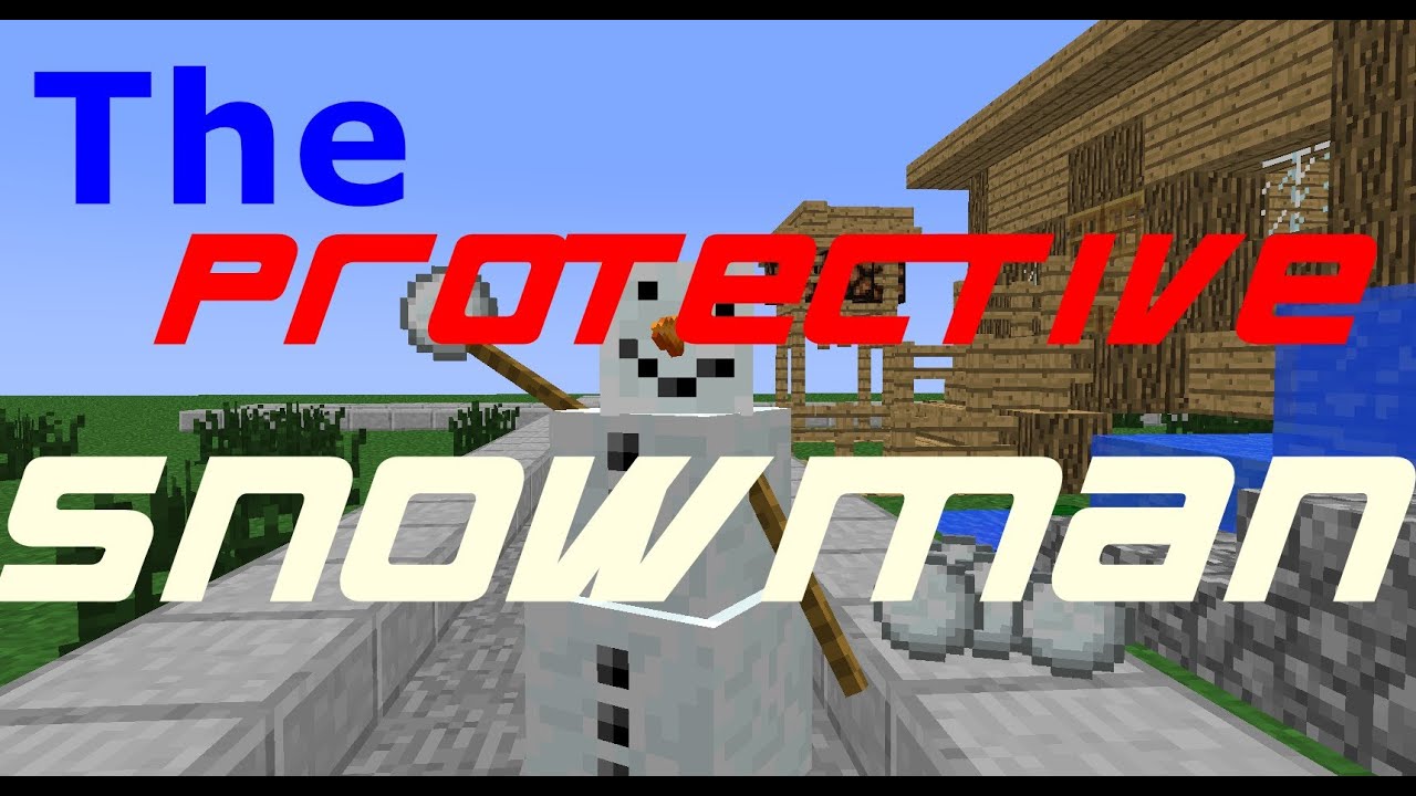 How To Make A Snowman Kill Mobs - YouTube