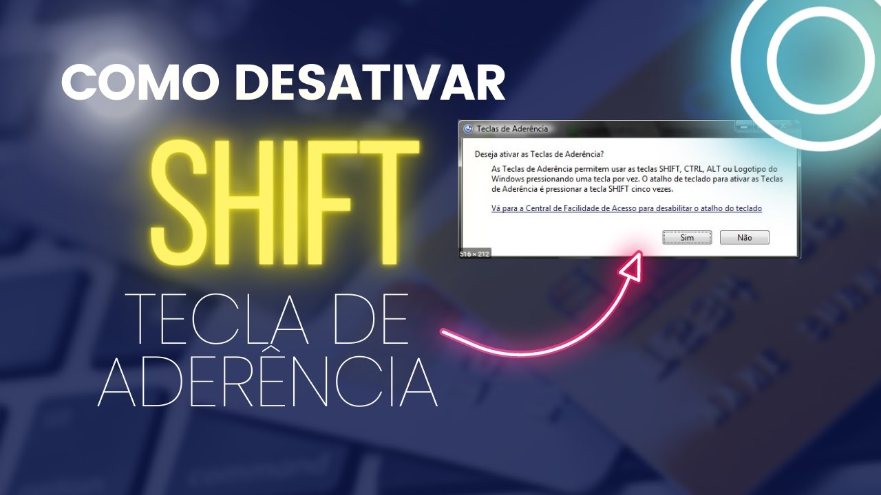 Como desativar o Shift 5 vezes | REZET DO 0 ⌨ - YouTube