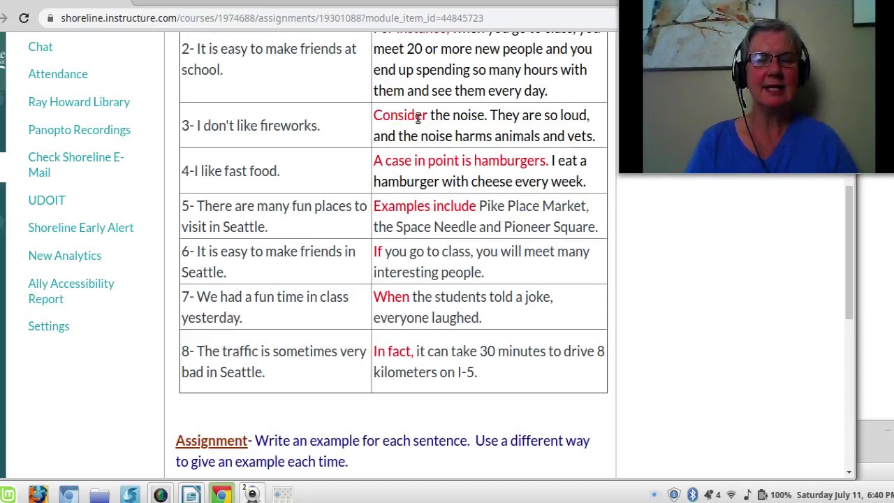 Giving Examples - YouTube