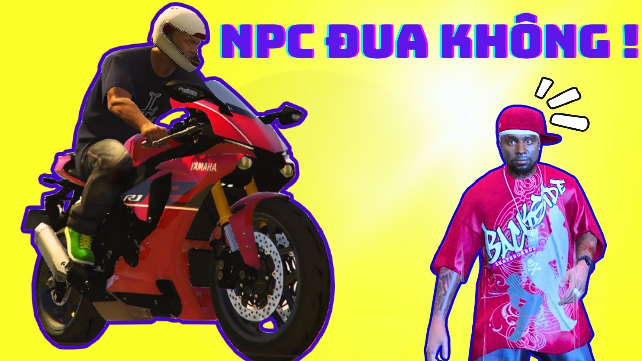 GTA 5 - Thử Đi Gạ NPC Đua Môtô Và Cái Kết - YouTube
