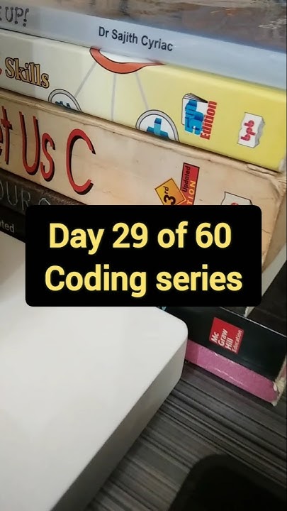 Day 29/60 Coding series programs going to start! minivlog73 #dailyvlog #motivation #study # ...