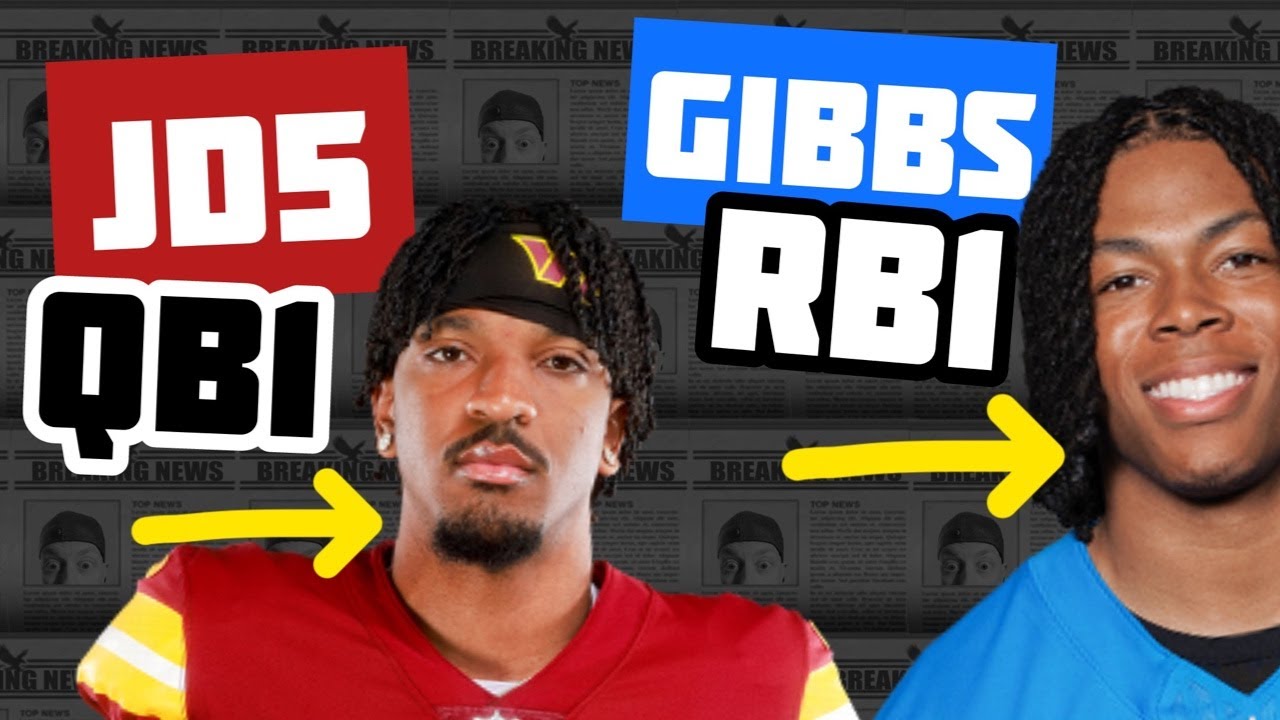 Jayden Daniels is QB1.. Jahmyr Gibbs is RB1? - YouTube