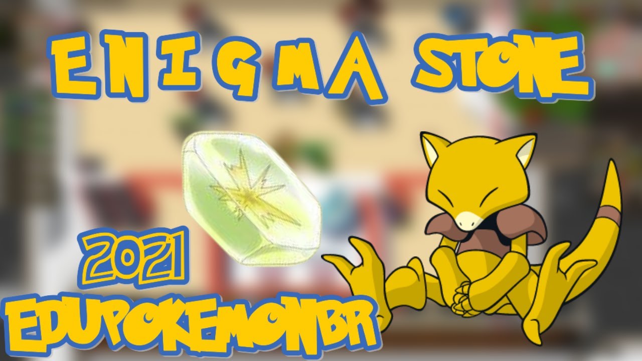 PokemonBR - ENIGMA STONE (Quest) Edupokemonbr - YouTube