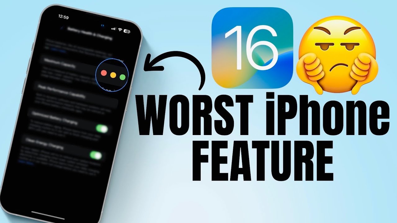 WORST Feature on iPhone! - YouTube