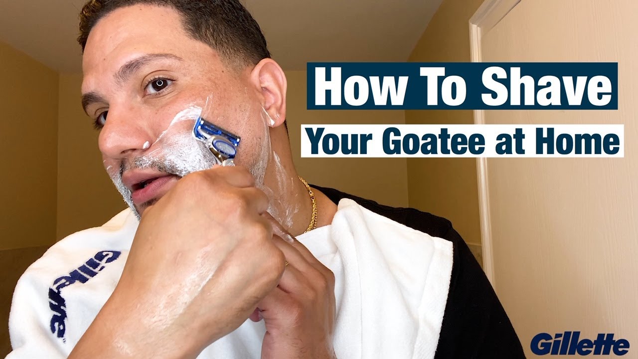 How To Shave My Goatee - YouTube