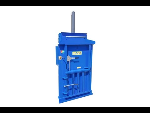 MACFAB 75 Waste Baler - Reduce your Cardboard and Plastic waste - YouTube