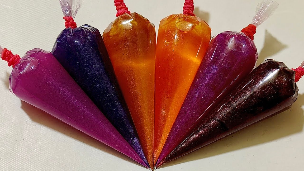 Royal Silk Slime ! Making Slime with Piping Bags ! Satisfying Slime ...